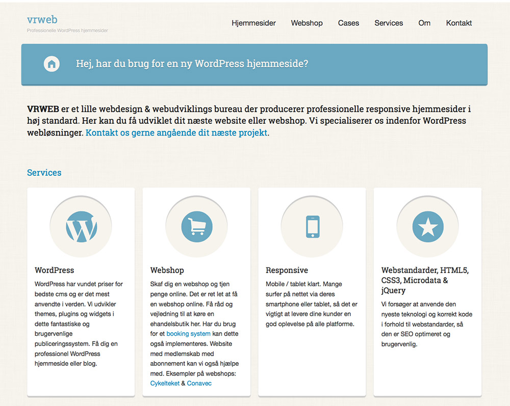 Få ny professionel hjemmeside fra freelance webbureau i København